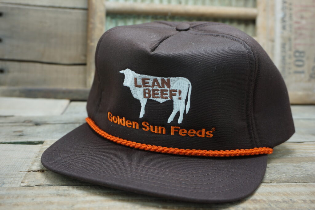 Golden Sun Feeds Lean Beef Hat - Vintage Snapback Warehouse