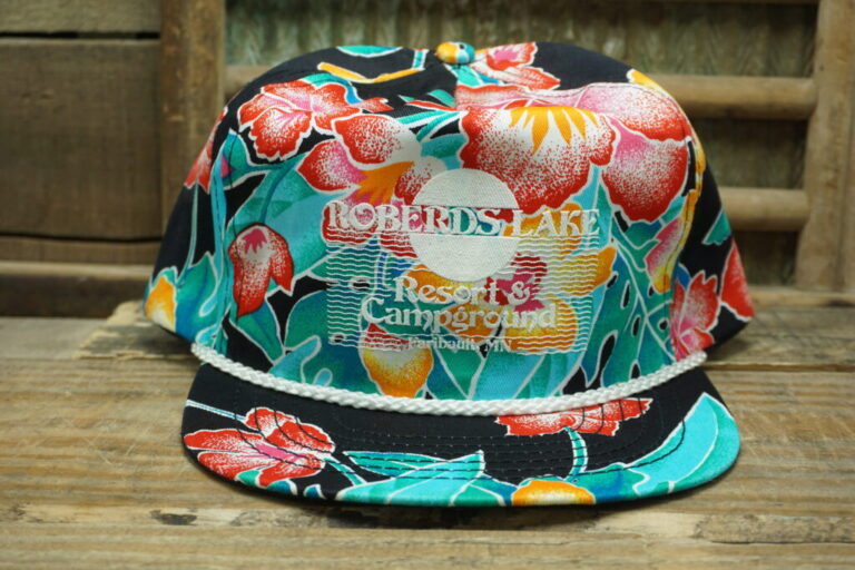 Roberds Lake Resort & Campground Faribault MN Floral Hat - Vintage ...