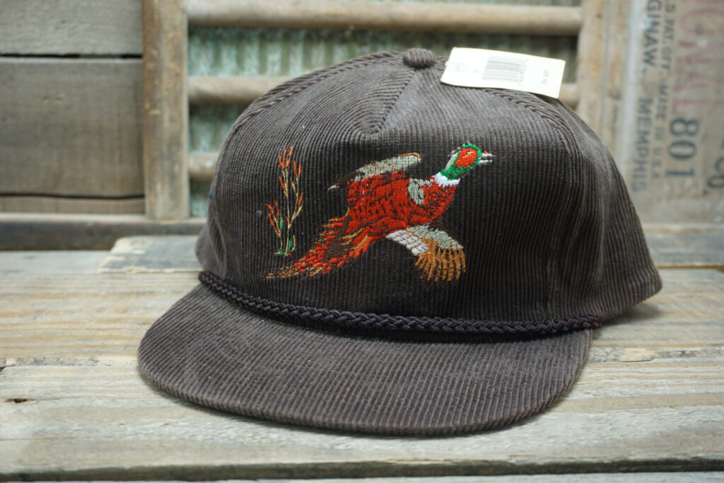 Pheasant Corduroy Rope Hat - Vintage Snapback Warehouse