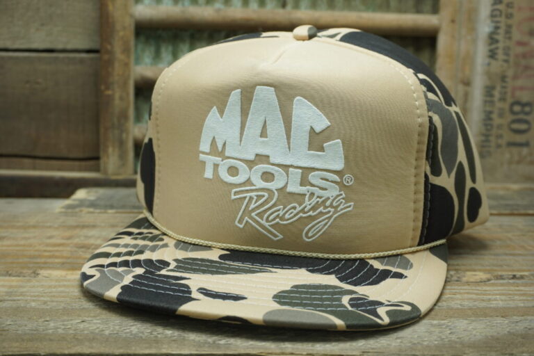 Mac Tools Racing Camo Hat - Vintage Snapback Warehouse