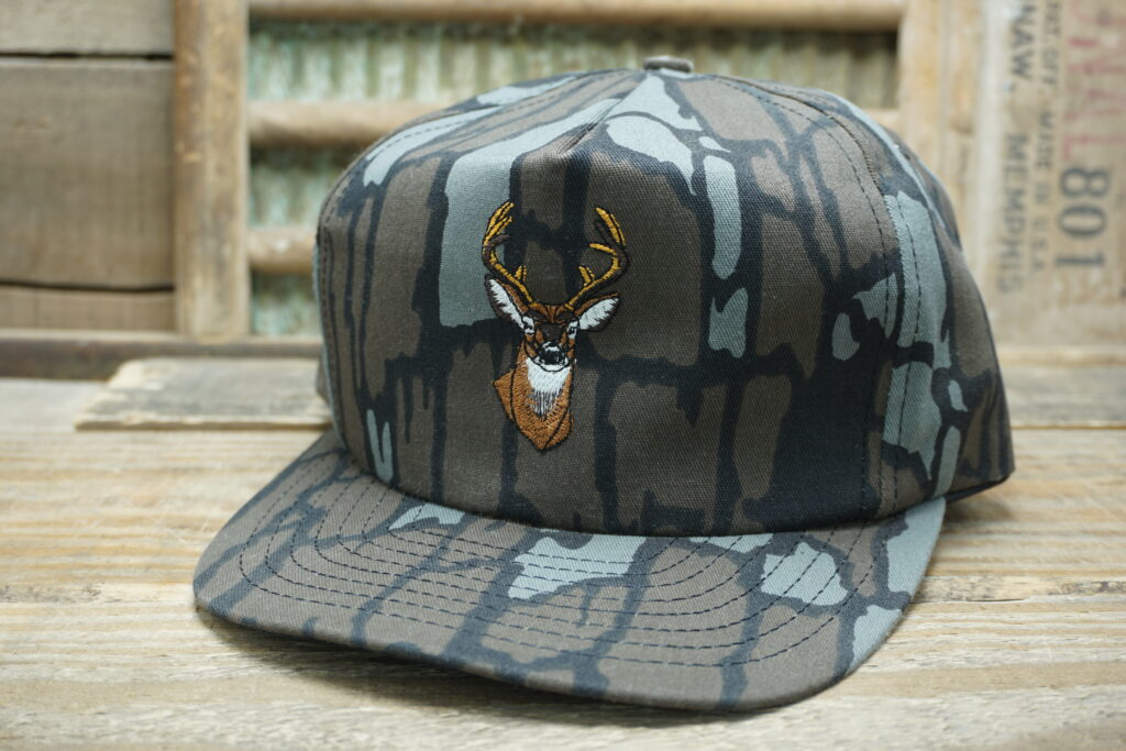 John Deere Whitetail Deer Trebark Hat - Vintage Snapback Warehouse