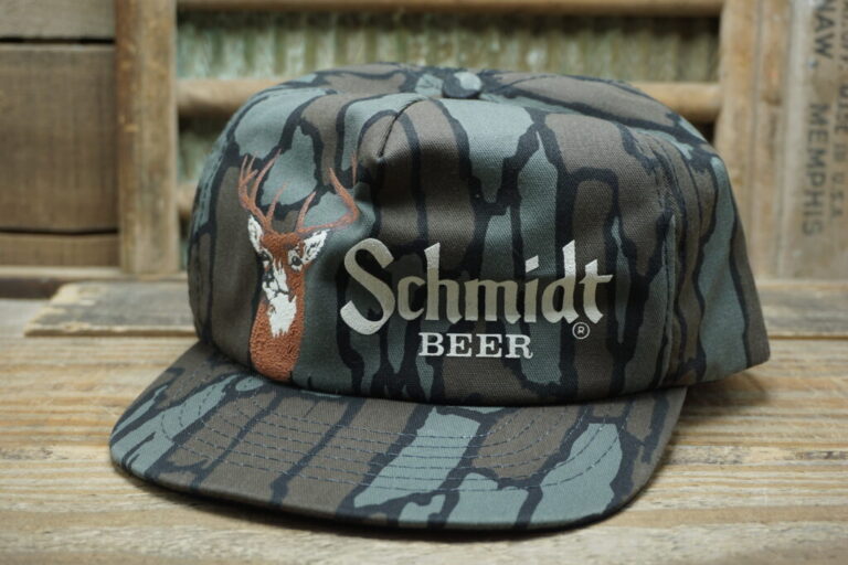 Schmidt Beer Whitetail Trebark Camo Hat - Vintage Snapback Warehouse