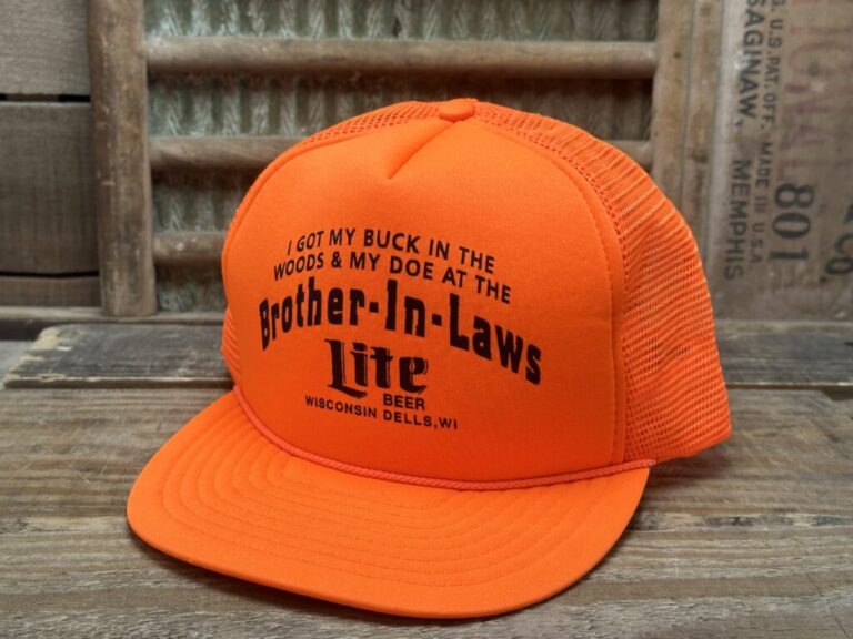 Miller Lite Beer Brother-In-Laws Wisconsin Dells Hat - Vintage Snapback ...