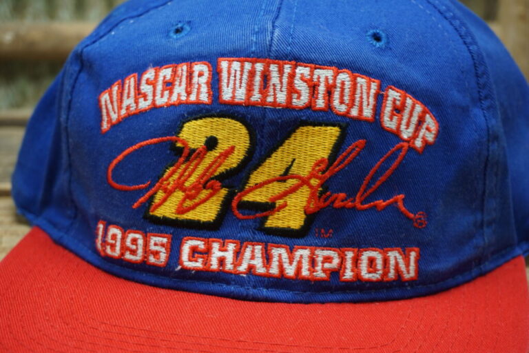 Nascar Winston Cup 1995 Champion Jeff Gordon 24 Hat - Vintage Snapback ...